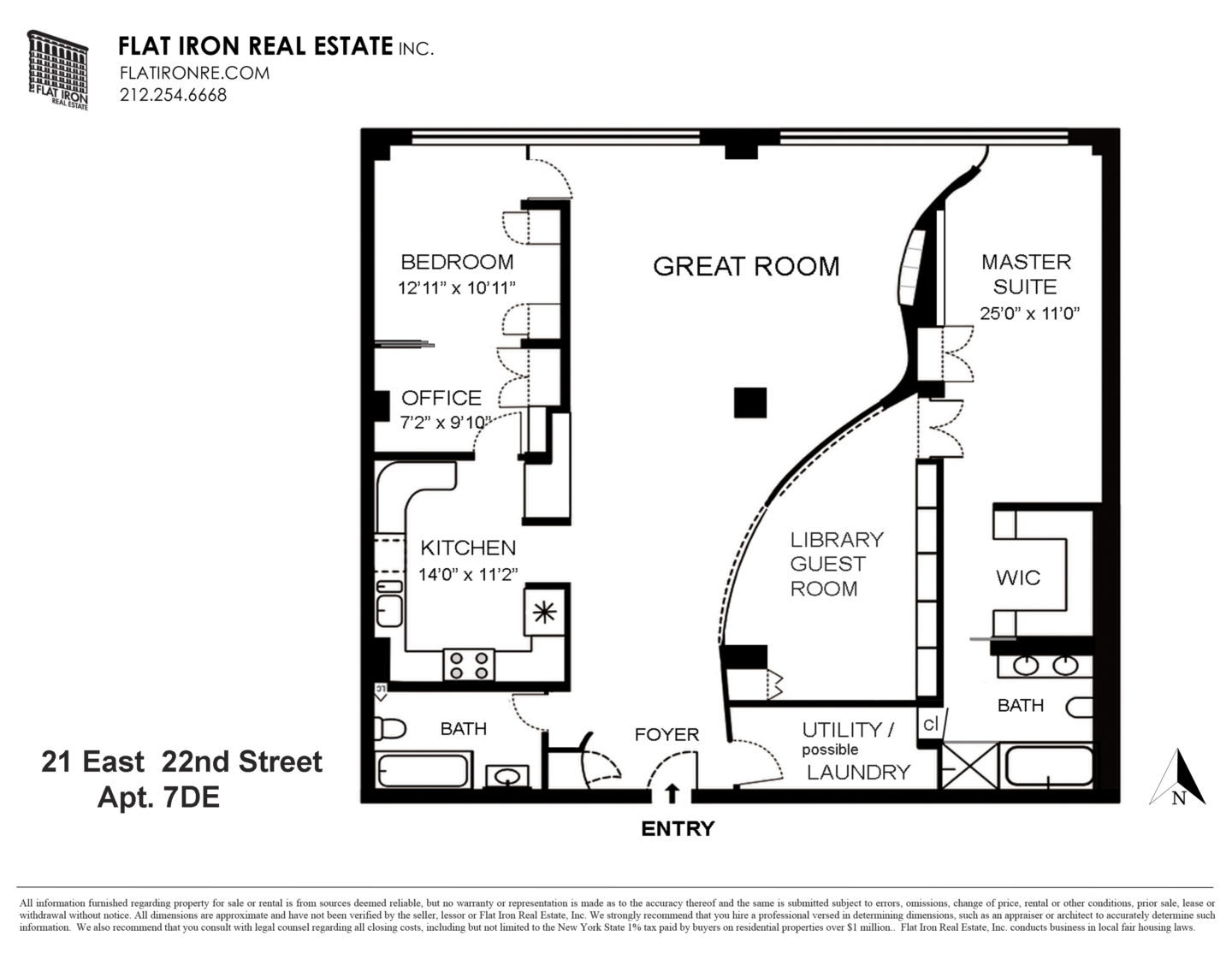 Microsoft Word - FLOORPLAN SIDE WITH DISCLAIMER.docx - Flat Iron Real ...